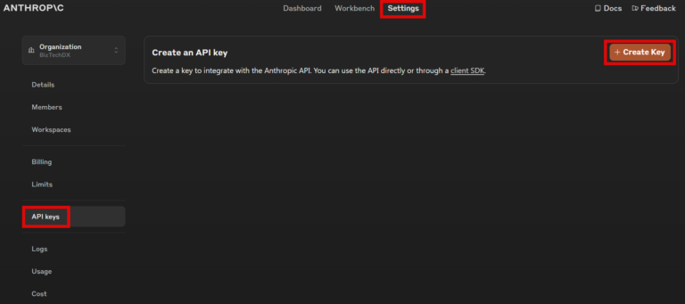 【Claude】Anthropic APIとは？概要からAPIキーを取得する方法まで | BizTechDX